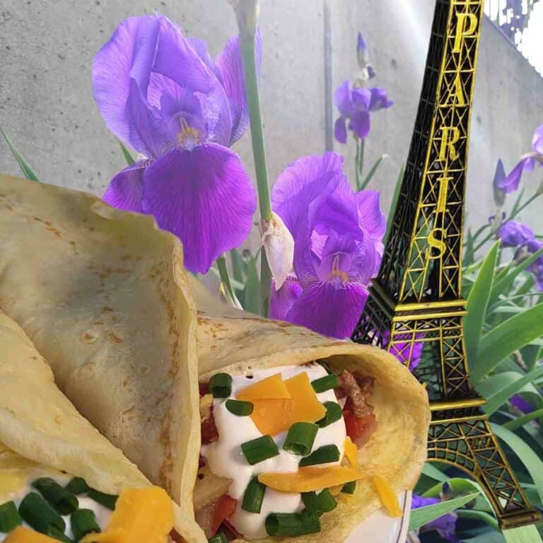 🌶Savory Crepes Recipe With Spicey Ground Beef Love French Food